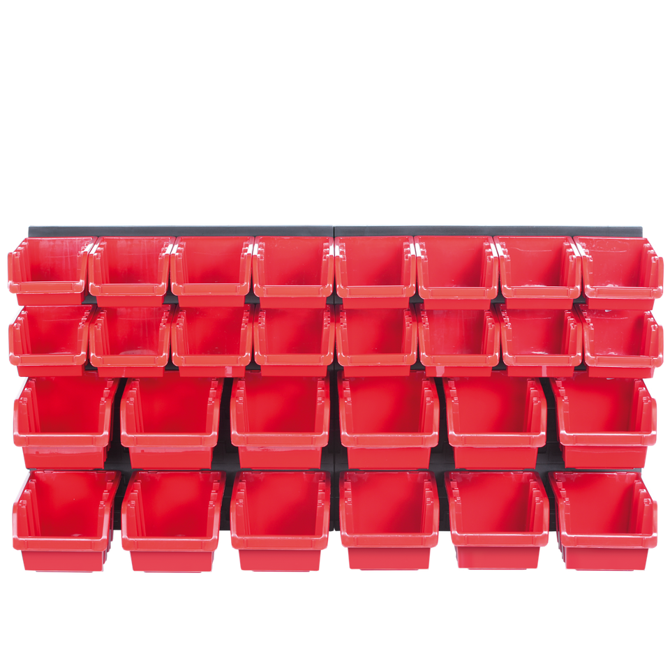 WALL MOUNT STORAGE BOARD ORGANIER BOXES GARAGE TOOL DIY BIN PANEL RACK ...