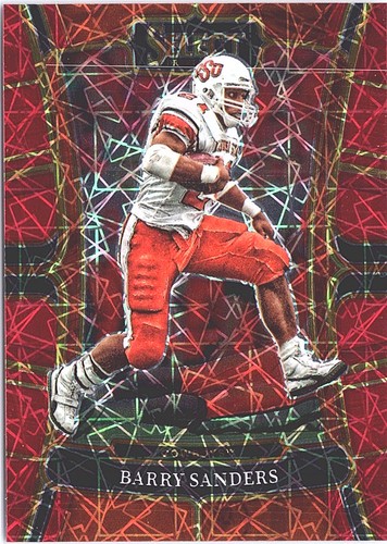 2023 Panini Select Draft Picks - Concourse Barry Sanders #79 Red Lazer ...