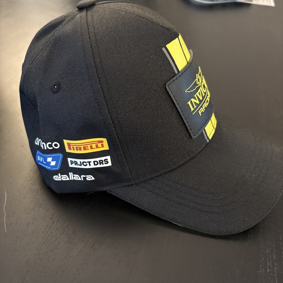 Invicta Racing x Pirelli F1 Champions Hat Black Yellow Adjustable ...