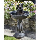 Water Fountain Solar Garden Water Feature Outdoor Patio Ornament Statue ...