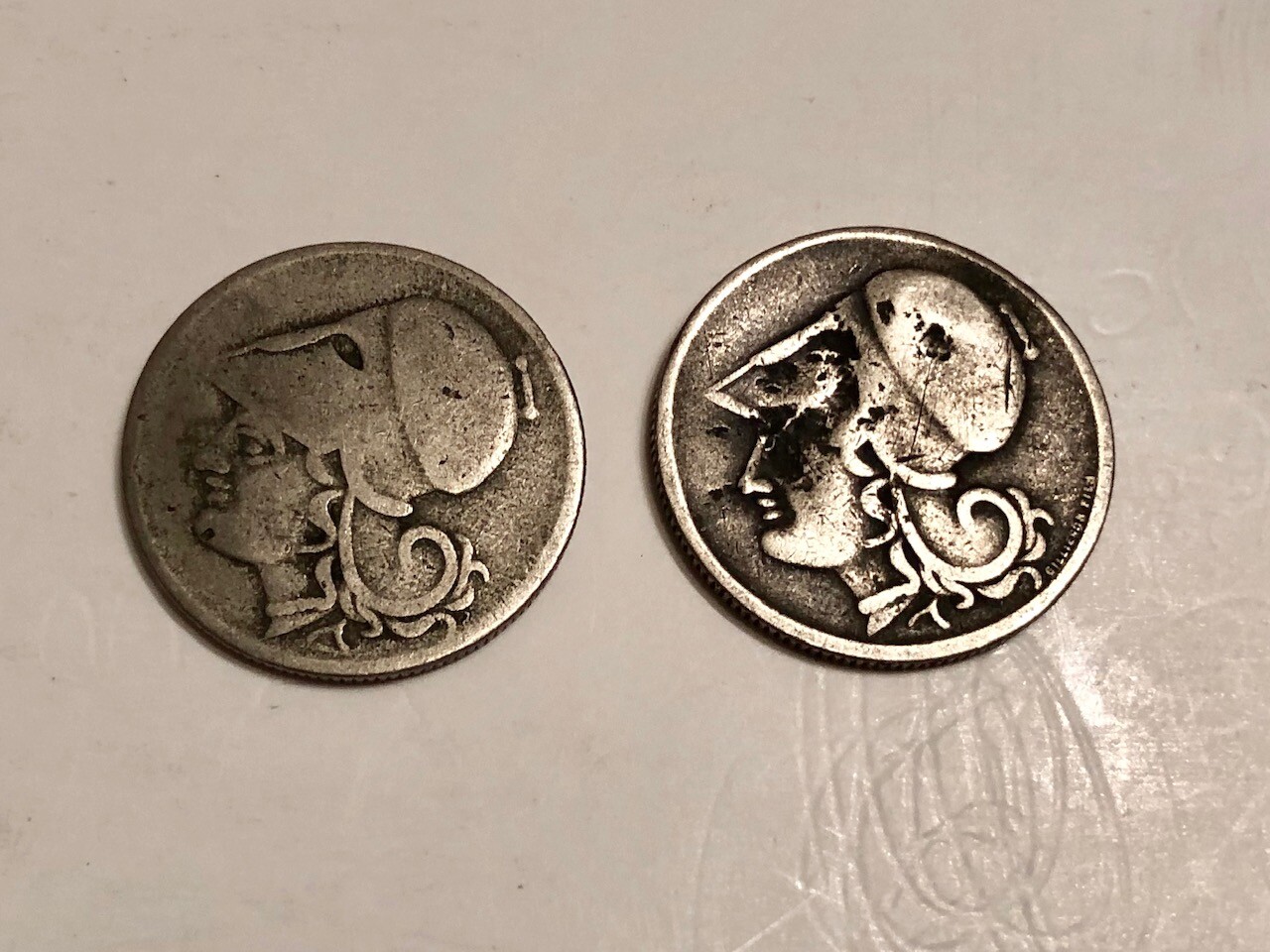 1926 Greece Drachma EAAHNIKH AHMOKPATIA Coin - Lot Of 2 | eBay