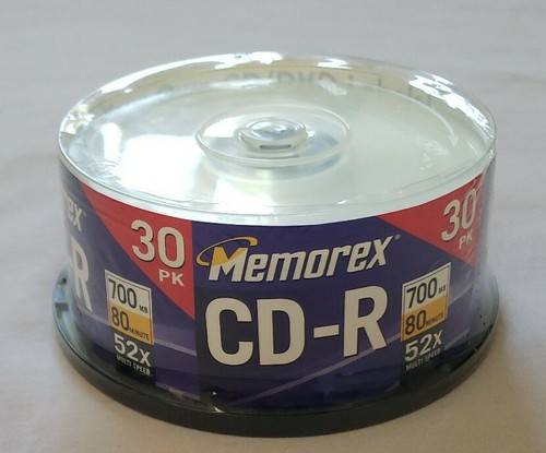 Memorex CD-R 30 Pack 52X 80 Minute SEALED | eBay