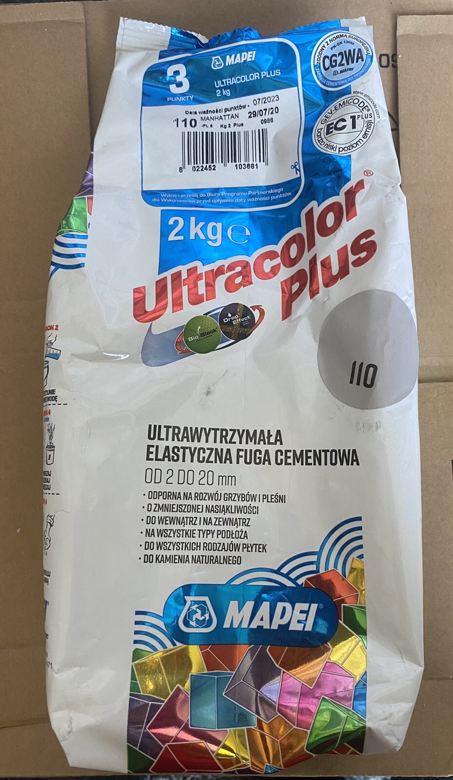 2kg NEW MAPEI ULTRACOLOR PLUS GROUT cement color Manhattan 110 | eBay UK