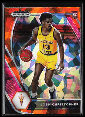 Josh Christopher #22 2021 Draft Picks Variation Orange Cracked Ice ...