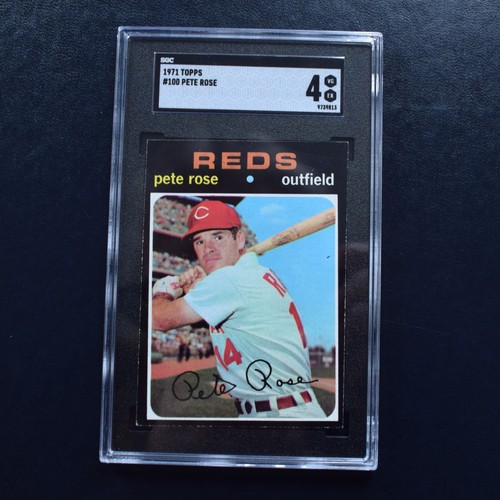 1971 Topps #100 Pete Rose Cincinnati Reds SGC 4 | eBay