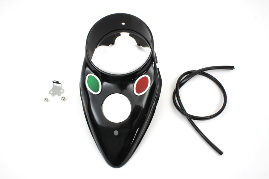 Black Replica Cateye Dash Panel fits Harley Davidson | eBay