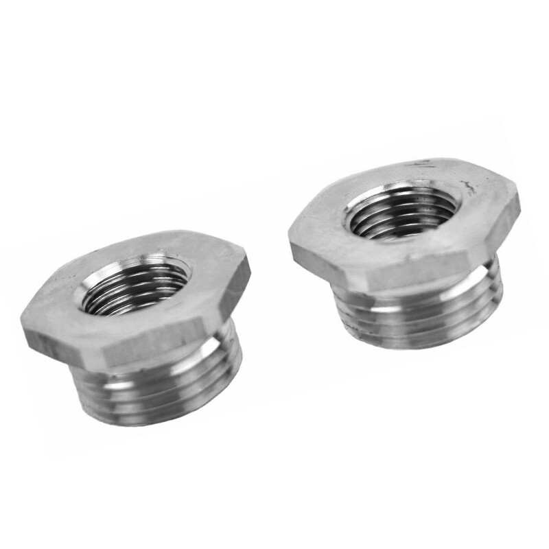 Steel Adapters Reduce 02 O2 Sensor Ports Bungs 18MM To 12MM Fits for ...