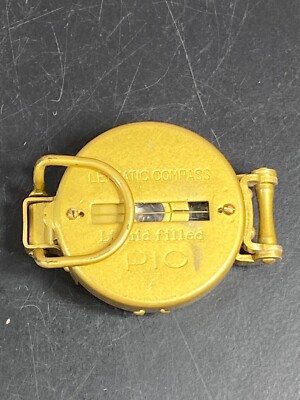 VINTAGE LIQUID FILLED LENSATIC COMPASS MADE IN Japan EX works | eBay