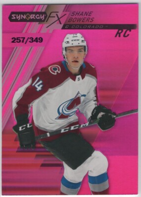 2020-21 Upper Deck Synergy FX Shane Bowers Purple /349 Rookie | eBay