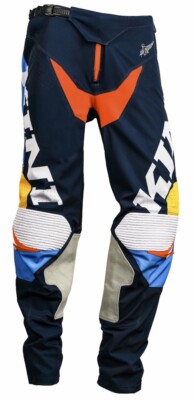 Kini Red Bull Pants Competition V 2.3 Motocross Pant Navy Orange LG | eBay