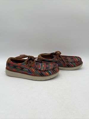 RANK 45 Men's Griffin 3 Southwestern Print Bison Canvas Casual Shoe ...