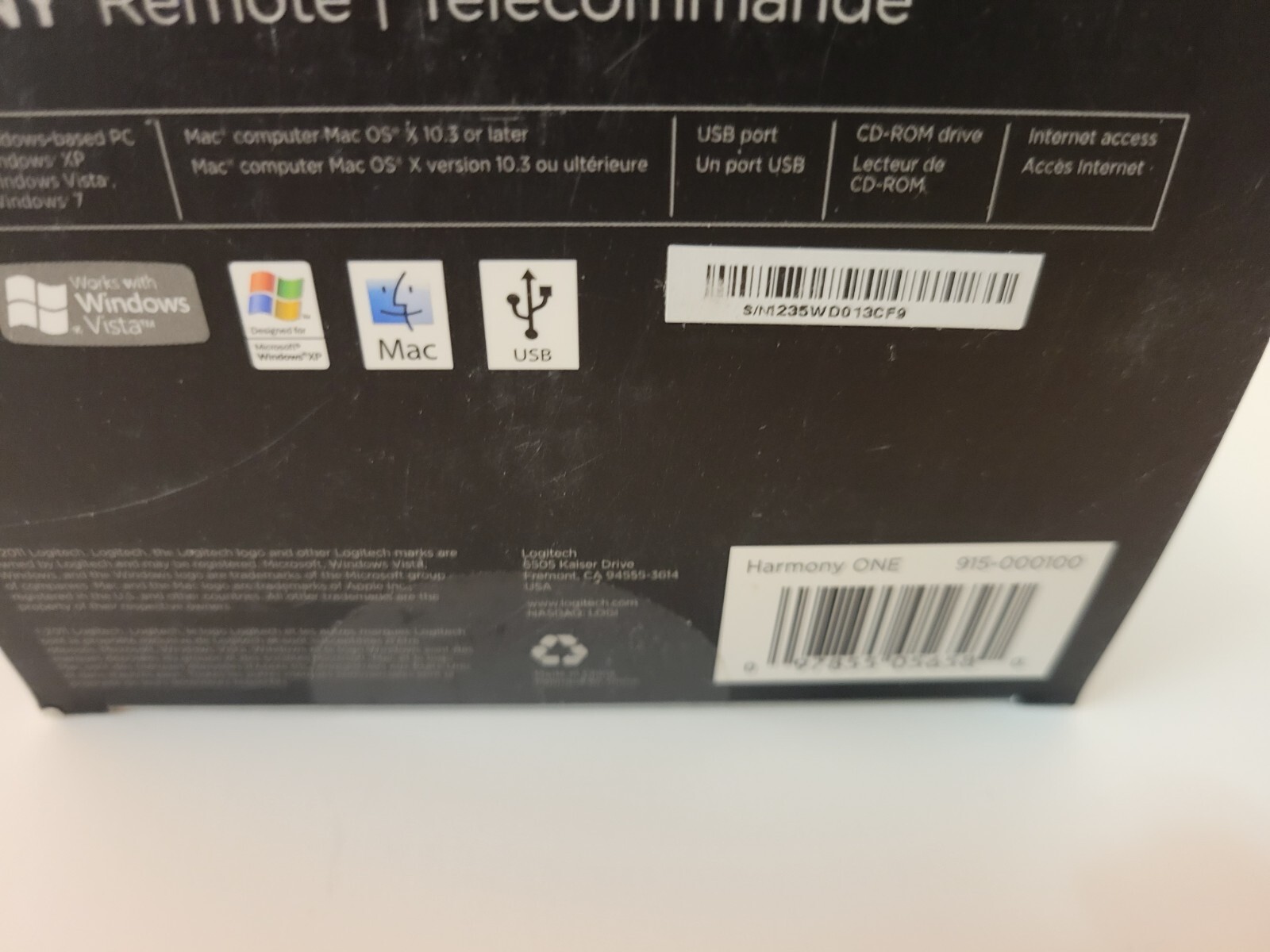 Logitech Harmony One Universal Remote Control 915-000100