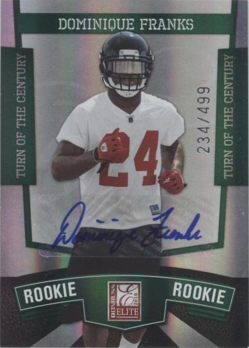 2010 Donruss Elite - Rookie Dominique Franks #160 Turn of the Century ...