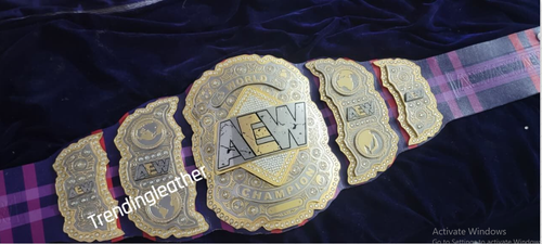 AEW Inspired Custom Mjf World Wrestling Championship Replica Belt 4 ...