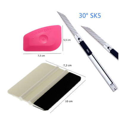 30 Grad Profi CUTTERMESSER + 1x Soft Rakel + 1x Lil Chizler Rakel Set ...