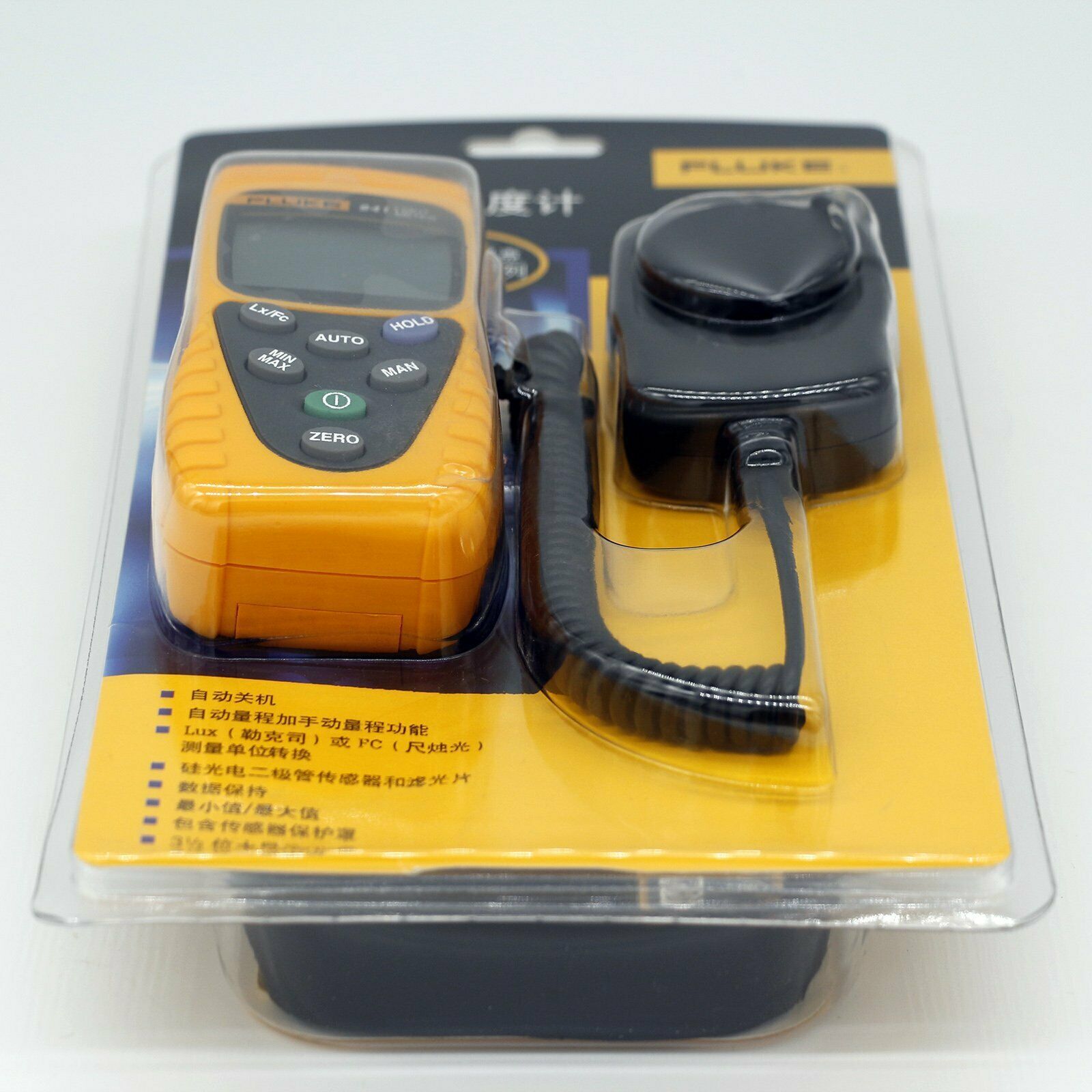New FLUKE 941 Light Meter Illuminance Meter up to 20,000 Measuring ...