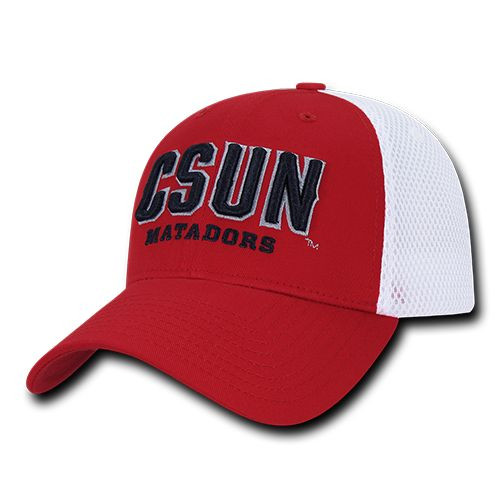 Cal State Northridge CSUN Matadors Flex Mesh Baseball Fitted Ball Cap ...