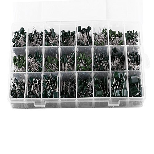 Paper Capacitor Kit 24 Value Miniature Polyester Film Capacitors Set ...