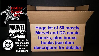 Huge lot / bundle of 50 mostly Marvel and DC comic books, plus FREE ...