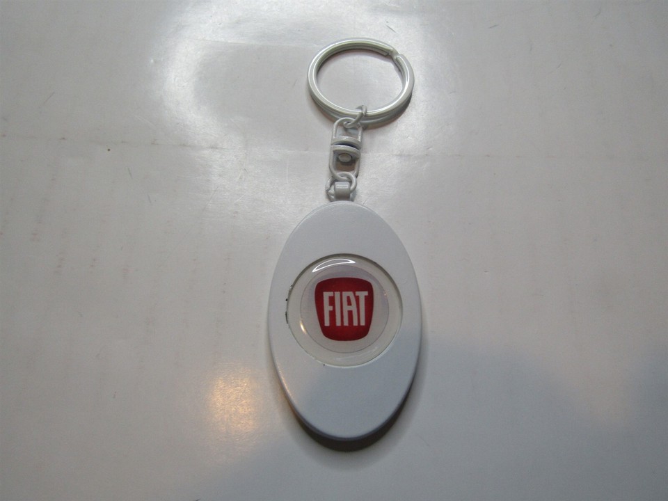 FIAT 500 SPORT TURBO SPIDER 124 126 850 1200 ABARTH KEYCHAIN METAL ...