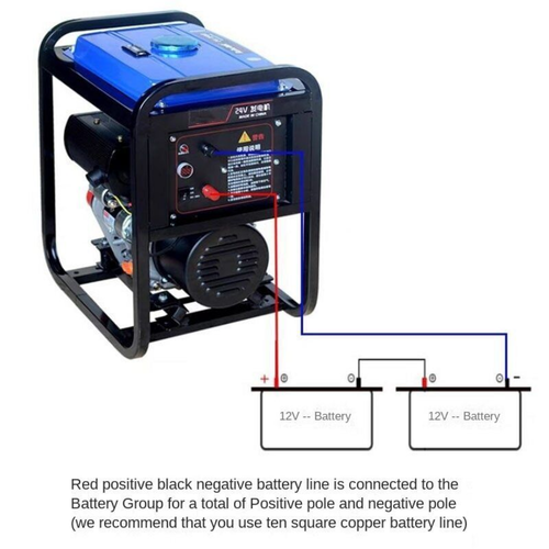6KW 24V DC Generator Air Conditioner Diesel Generator 24V Battery ...