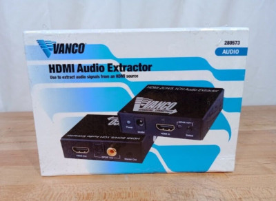 Vanco 280573 HDMI Audio Extractor 2CH/5. 1CH - New, Sealed | eBay