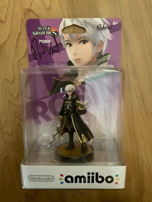 David Vincent Robin Voice Actor SIGNED x3 Fire Emblem Amiibo, Smash ...