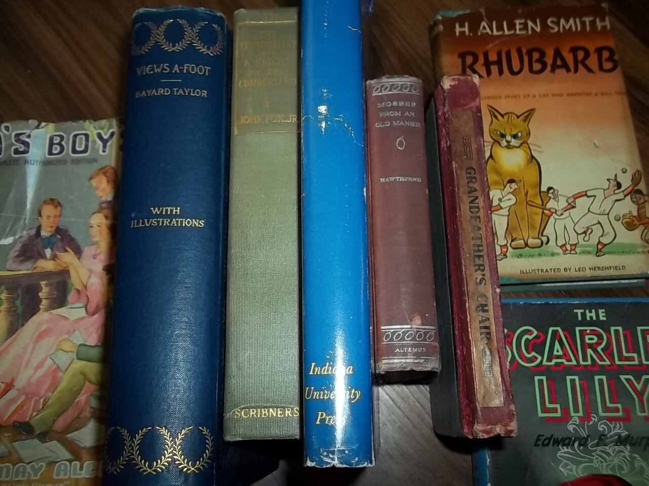 Antique and Vintage lot. Scalet Lily, Indiana History SIGNED! Hawthorne ...