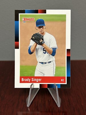 2022 Donruss 1988 Retro Base Insert Brady Singer #232 Kansas City ...