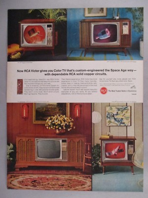 RCA Color TV Television PRINT AD - 1966 | eBay