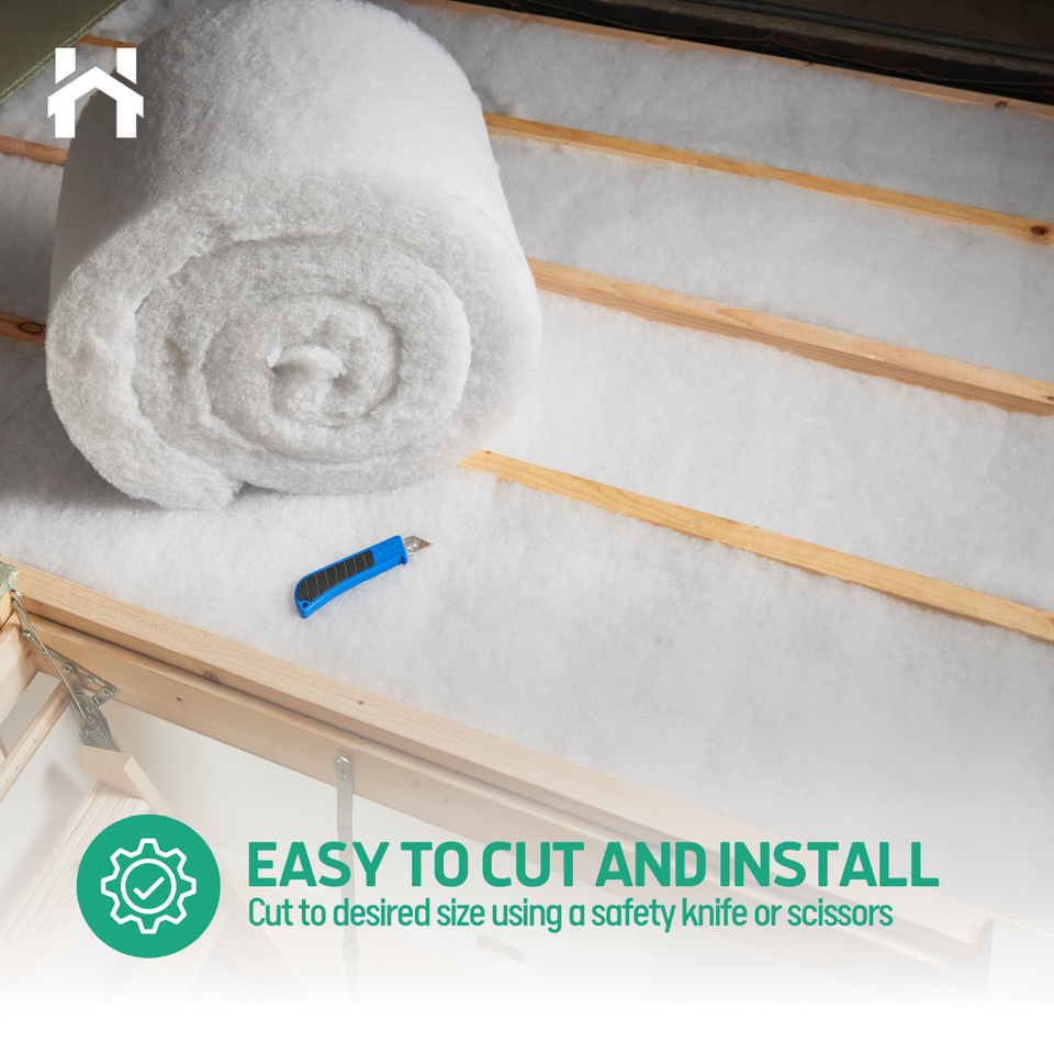 Itch Free & Eco Friendly Roof Loft Thermal Insulation Rolls All Sizes ...