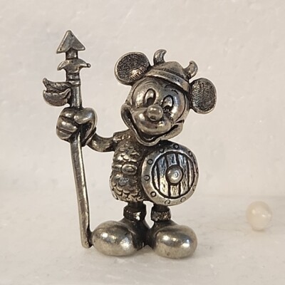 Viking Mickey Mouse Disney Made In Norway Tinn-Per Pewter | eBay