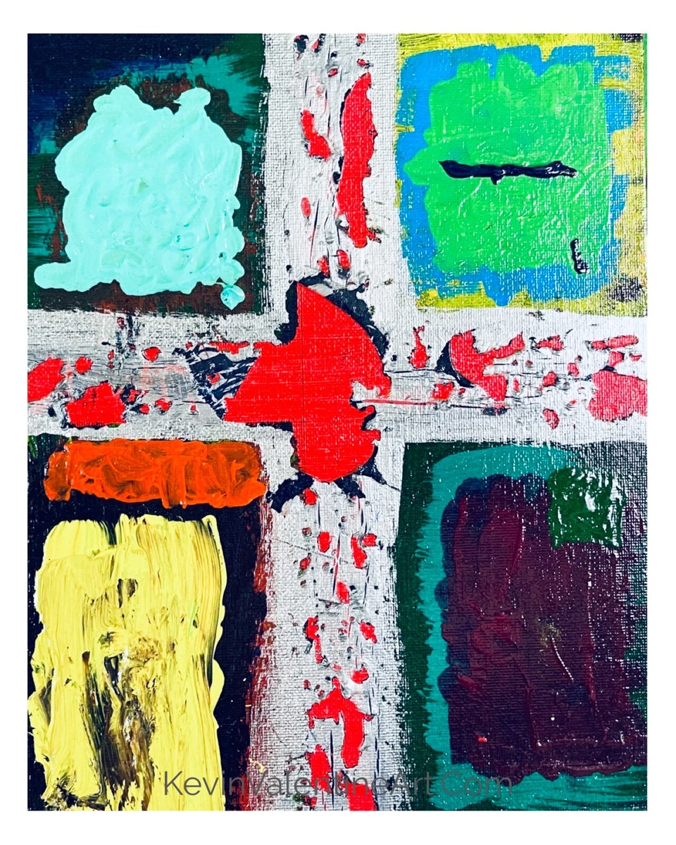 Abstract Cross Paintings