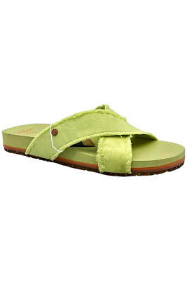 Vionic Women's Beach Boardwalk Panama Canvas Pale Lime | eBay