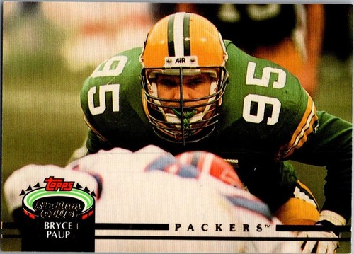 Bryce Paup 1992 Stadium Club #398 Green Bay Packers | eBay