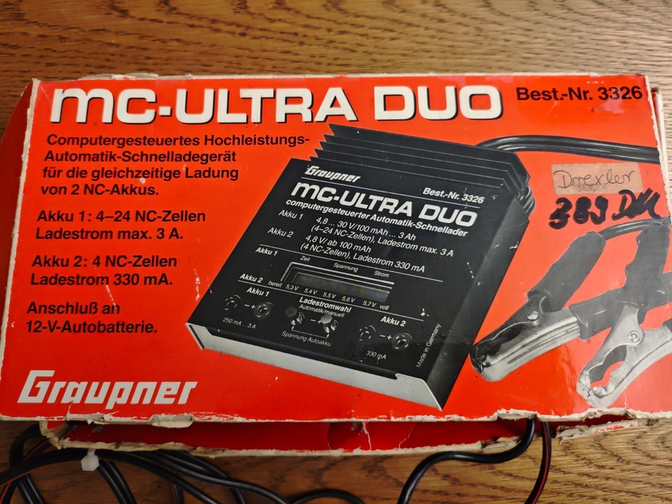 Graupner 3326 MC-Ultra Duo RC Modellbau Schnellader | eBay.de