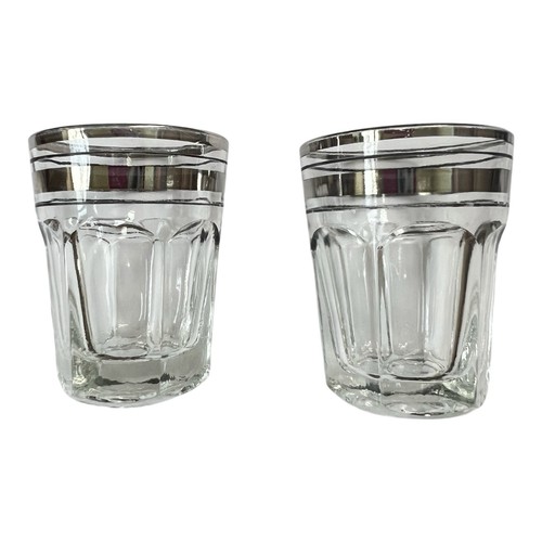 VINTAGE PHILCO RADIO BAR Whiskey Shot Glasses Federal Liquor Glassware ...