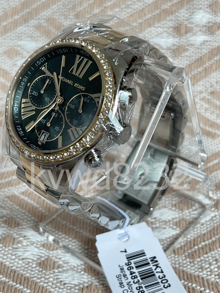 Michael Kors Lexington Chronograph Two-Tone Stainless Steel Watch ...