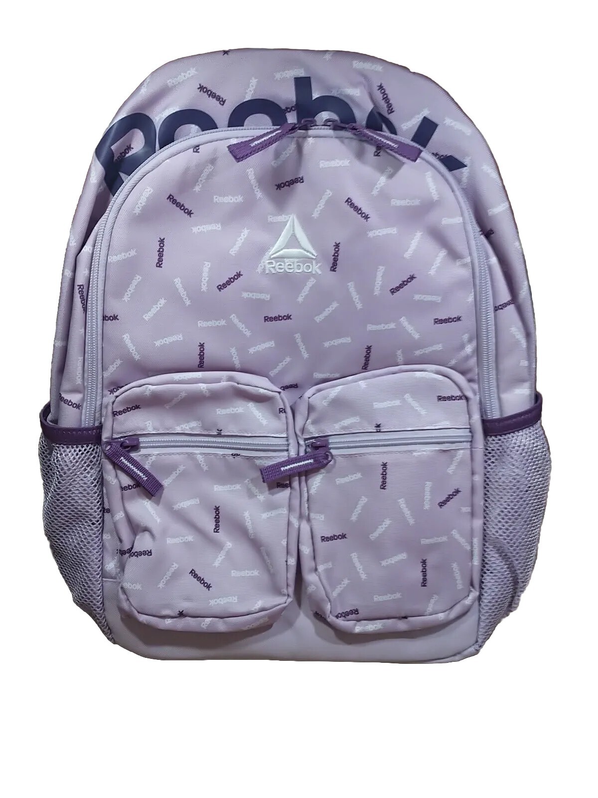 Reebok Sienna Backpack Book Bag Zippered Lavender Lily Combo NWT | eBay