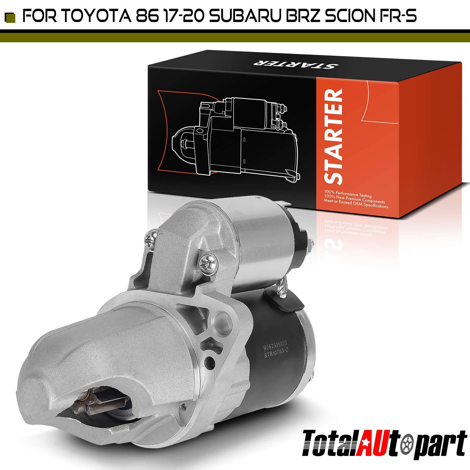 Starter Motor for Toyota 86 2017-2020 Subaru BRZ Scion FRS Manual 1.4KW ...