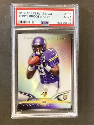 2014 Topps Platinum Teddy Bridgewater RC Mint PSA 9 | eBay