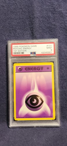 Pokemon PSA 9 Base Set 1st Edition Psychic Energy 101/102 | eBay