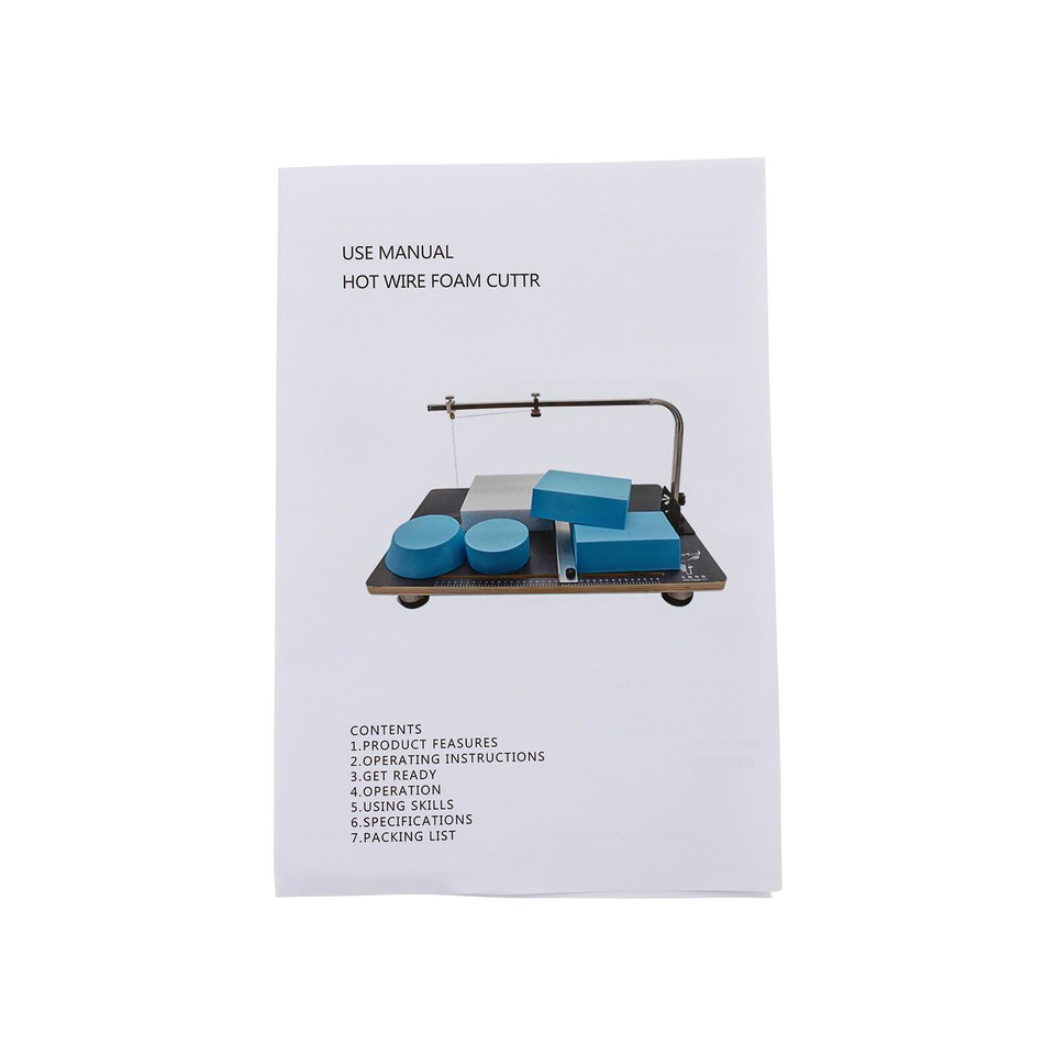 Foam Cutting Machine hot wire Styrofoam Sponge Cutter Table Tool Hot ...