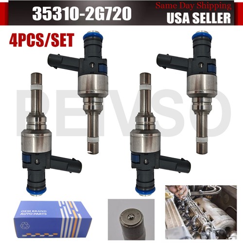 4x Fuel Injectors 35310-2G720 For Hyundai Santa Fe Sport 2013-2016 ...