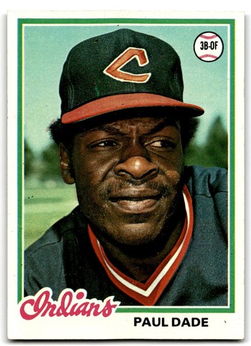 1978 O-Pee-Chee Paul Dade Rookie . Cleveland Indians #86 | eBay