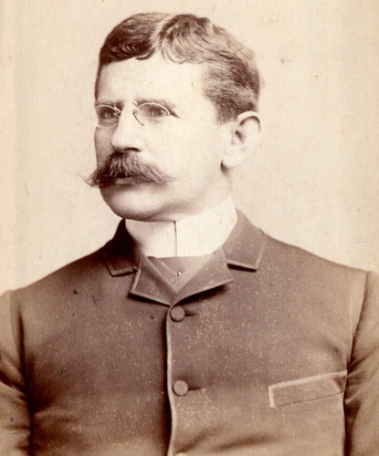 Antique 1800s Cabinet Card Photo Dapper Dude with Spectacles Bogardus ...