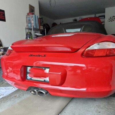 Fit For Porsche 2006-2012 Boxster 987 Rear Wing Trunk Spoiler | eBay