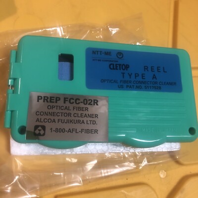 NTT-ME CLETOP TYPE A OPTICAL FIBER CONNECTOR CLEANER | eBay