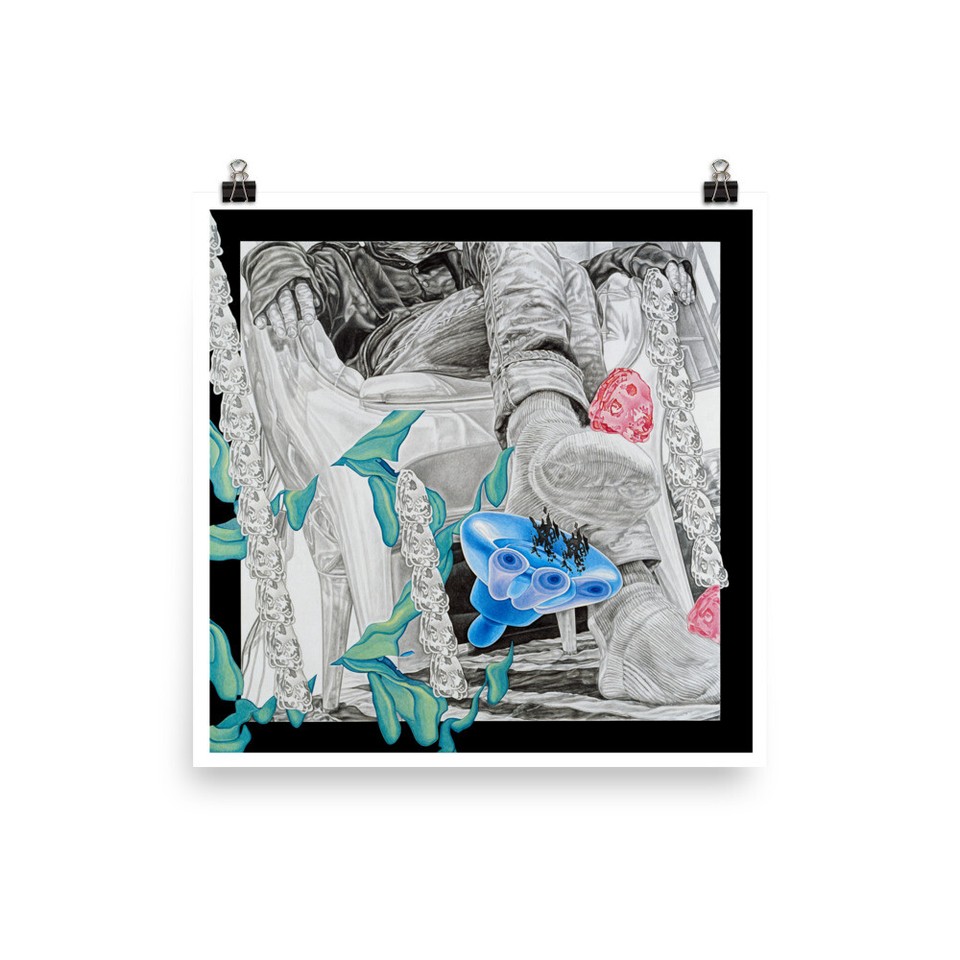 Ted Vasin "New Odor" Painting Artwork Print Art Poster Contemporary Art ...