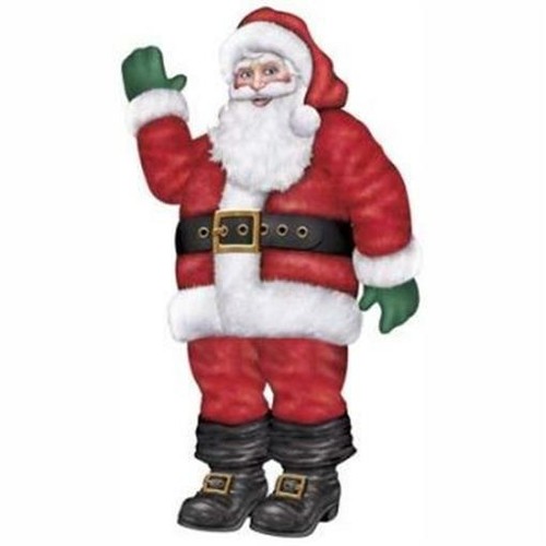 Jointed 6-Foot Santa 34689200154 | eBay